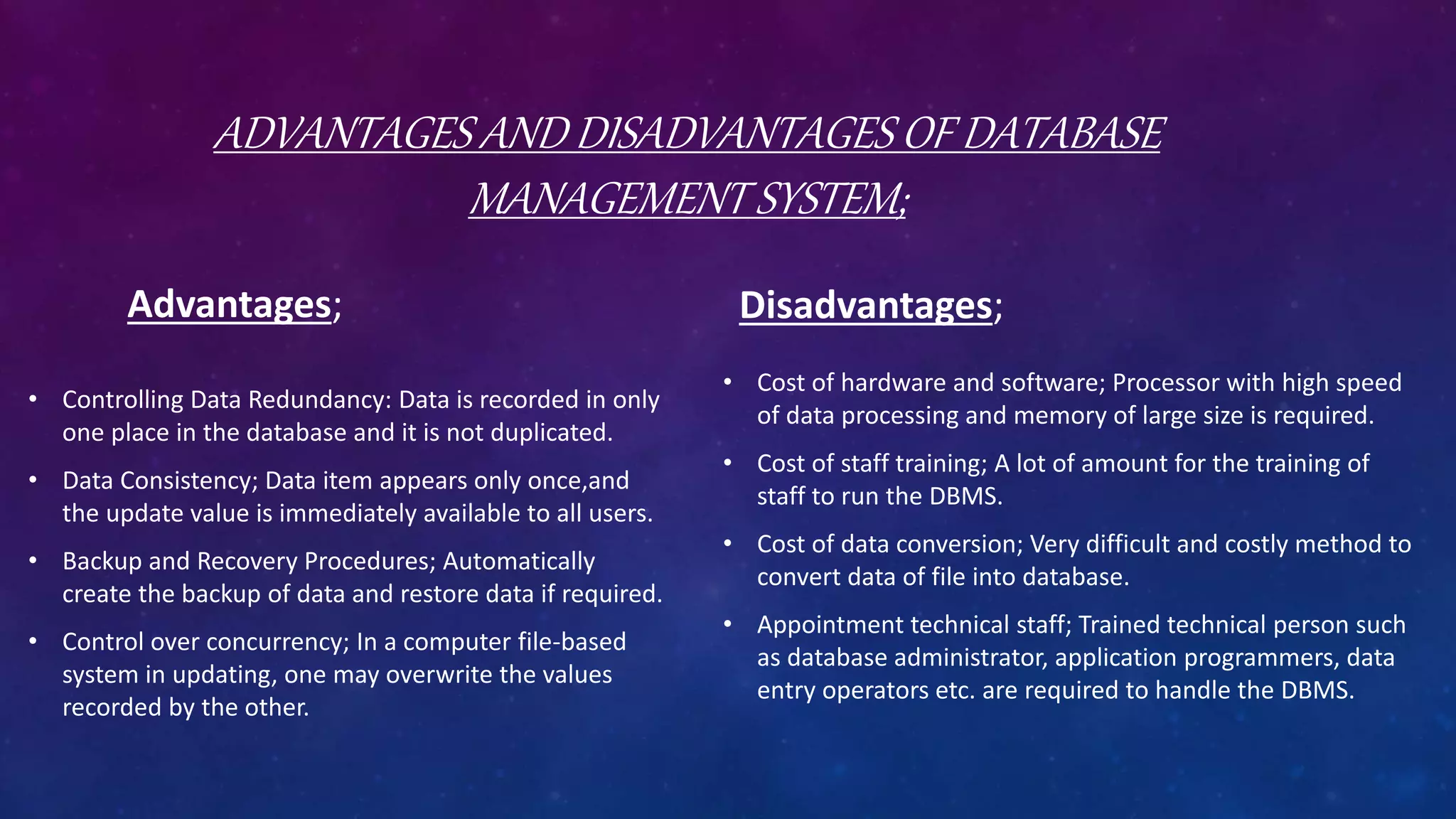 Database management system [DBMS] | PPT