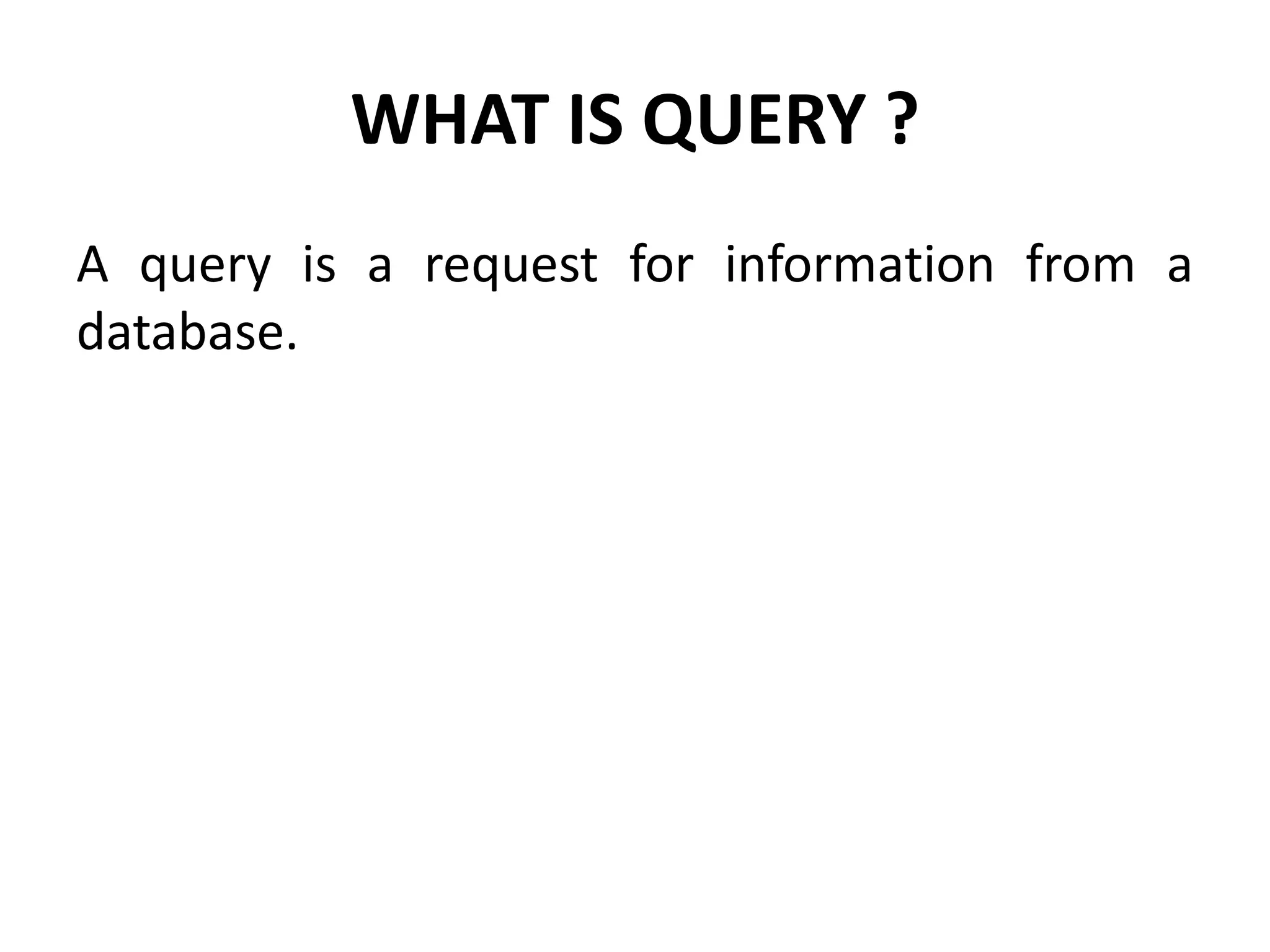 Database Management System Ppt