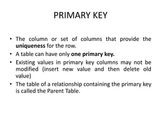 DATABASE MANAGEMENT SYSTEM | PPT