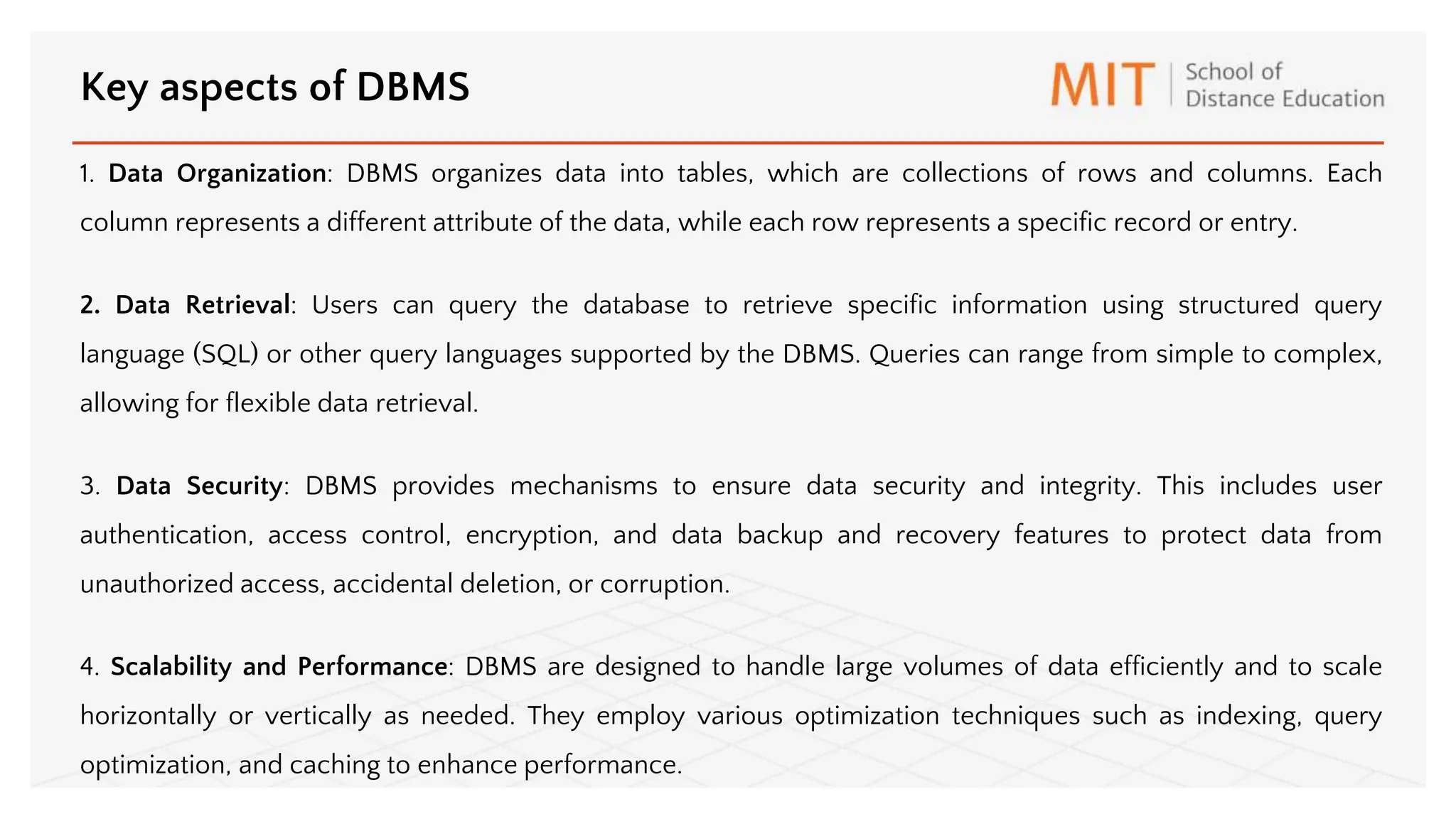 Database management system in IT management | PPTX