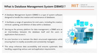 Database management system in IT management | PPT
