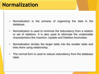 Database management system session 5 | PPT