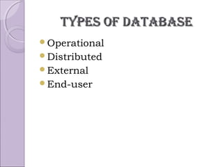 Database management system 1 | PPT