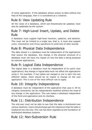 Database management system by Gursharan singh | DOCX