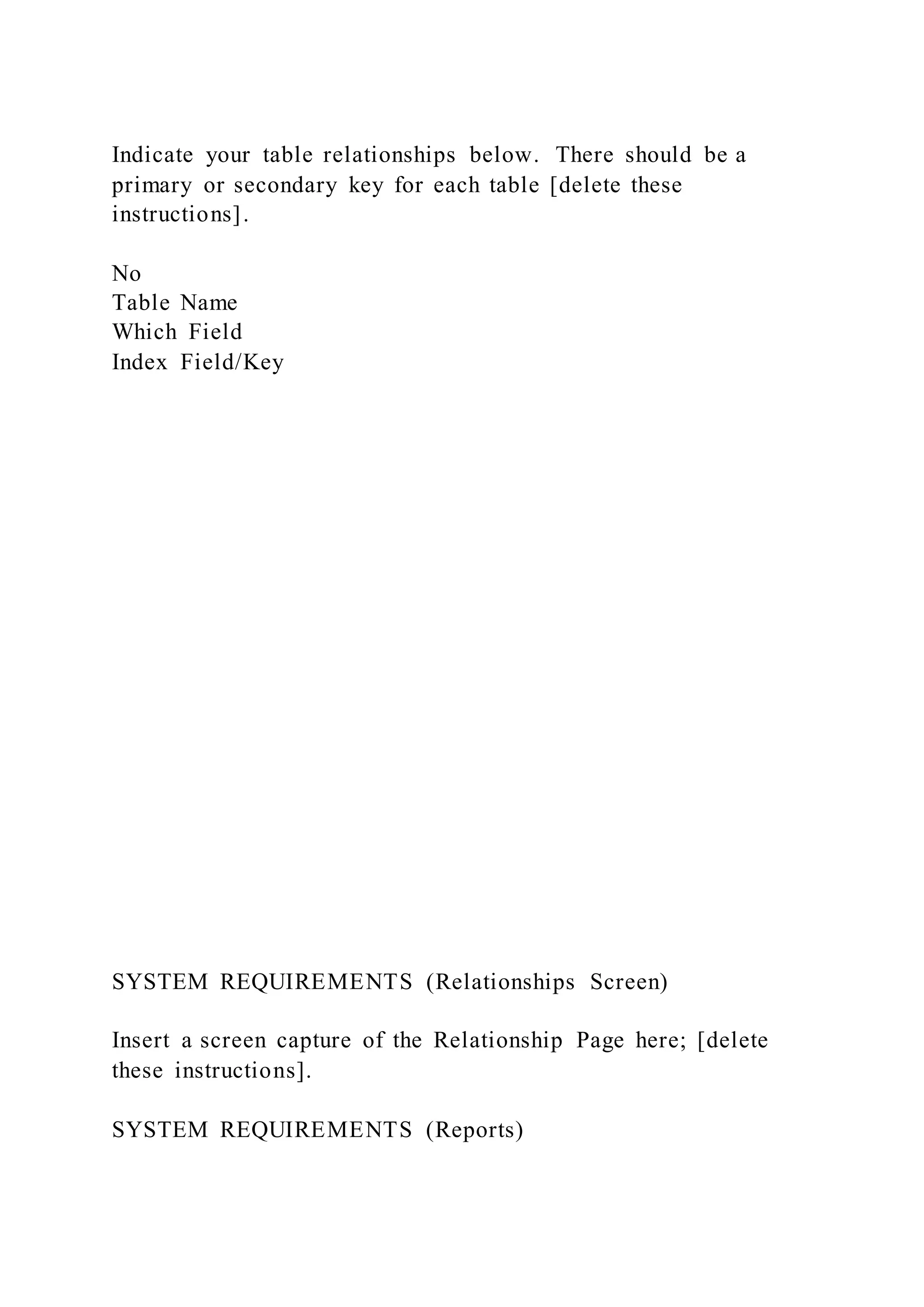 Database Management SystemCase Study | DOCX