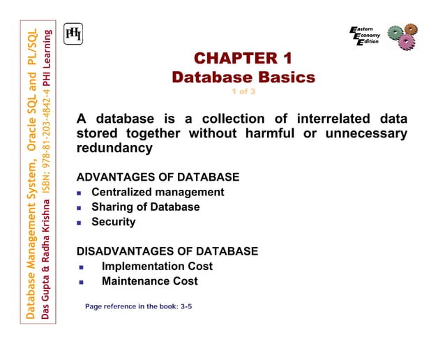 Database management system chapter1 | PPT
