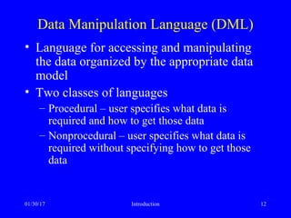 Data base management system (dbms) | PPT