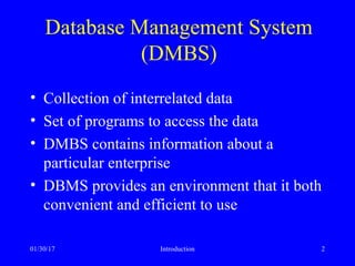Data base management system (dbms) | PPT