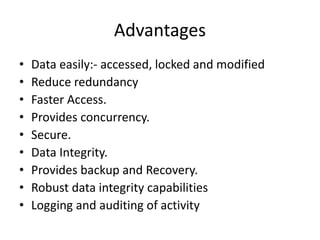 Database management system (dbms) | PPTX | Databases | Computer ...