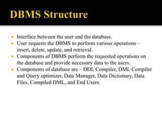 Database management system (dbms) | PPTX