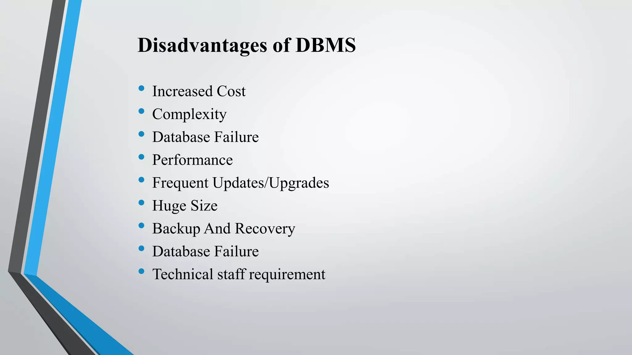 Database Management System (DBMS) | PPTX | Databases | Computer Software and Applications
