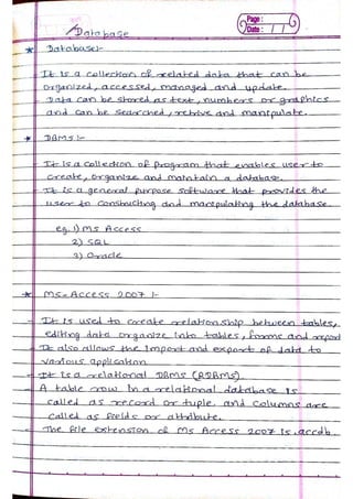 Database Management System (DBMS) | PDF