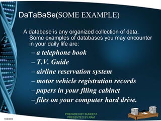Data Base Management System(Dbms)Sunita | PPTX