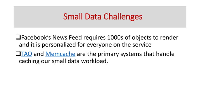 Database management system of facebook | PPTX | Databases | Computer ...