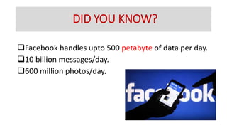Database management system of facebook | PPTX
