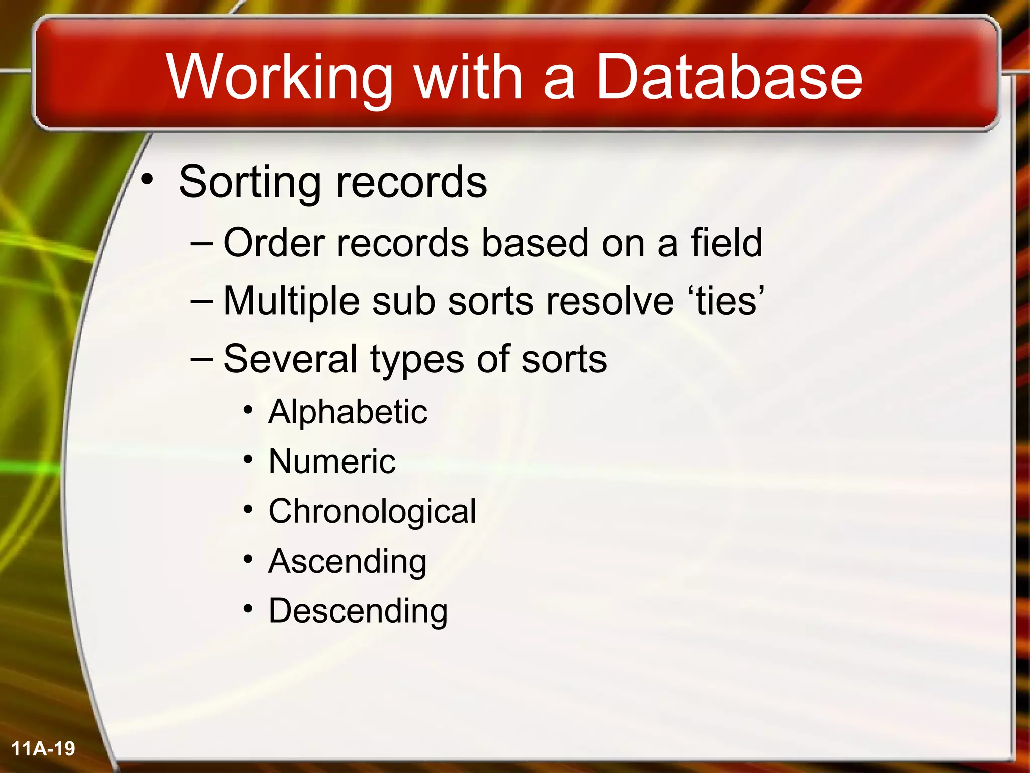 Database management systems | PPT