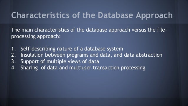 Database management systems