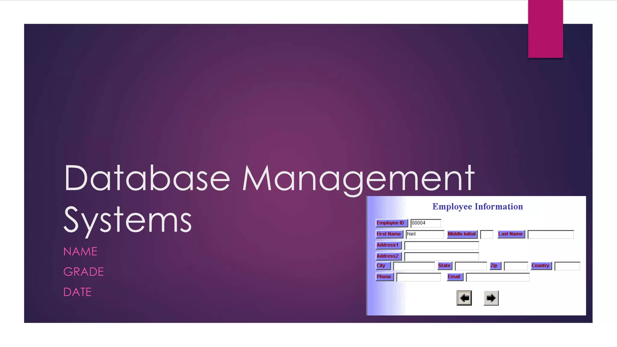 Database management Systems | PPTX