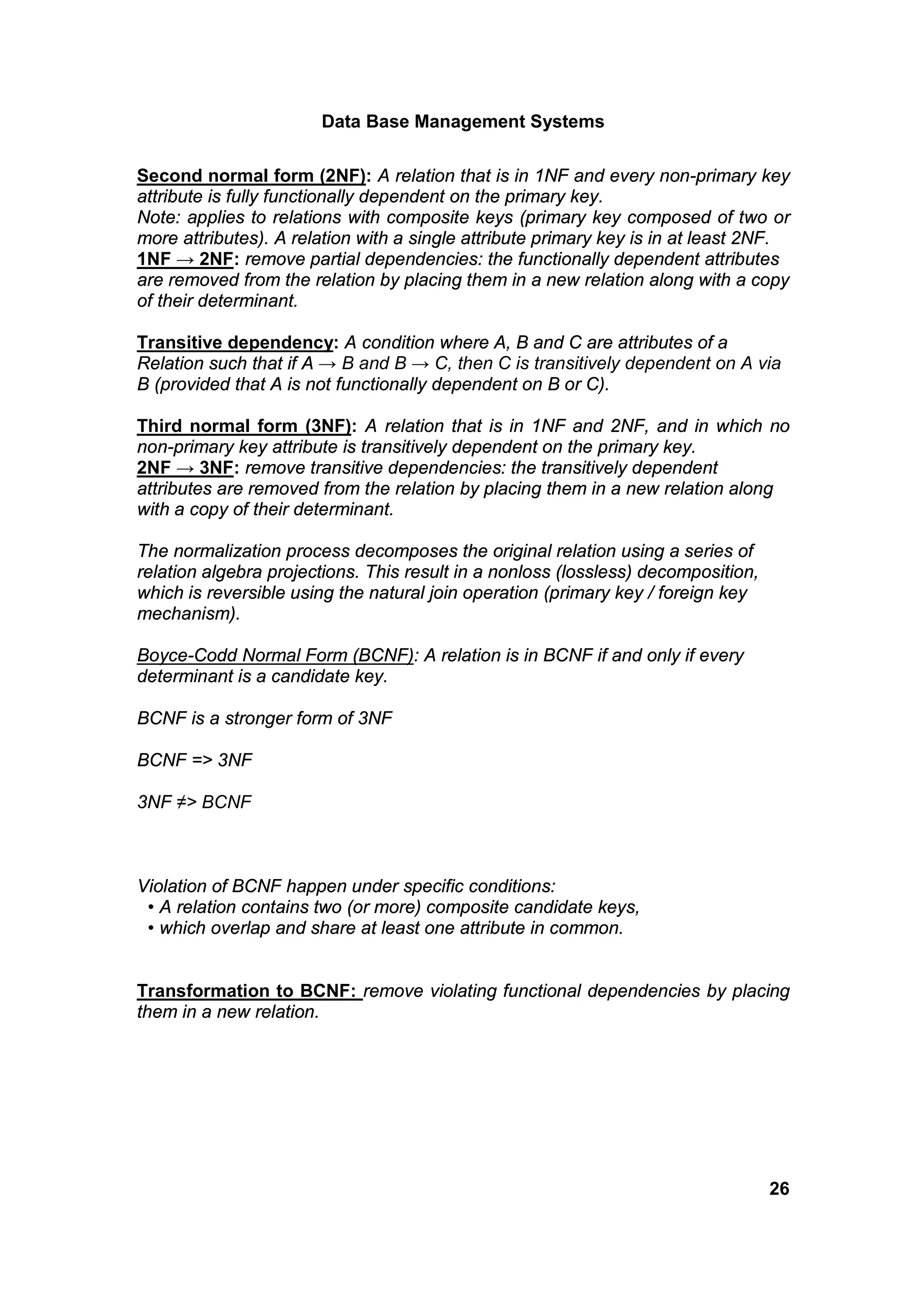 Database management systems | PDF