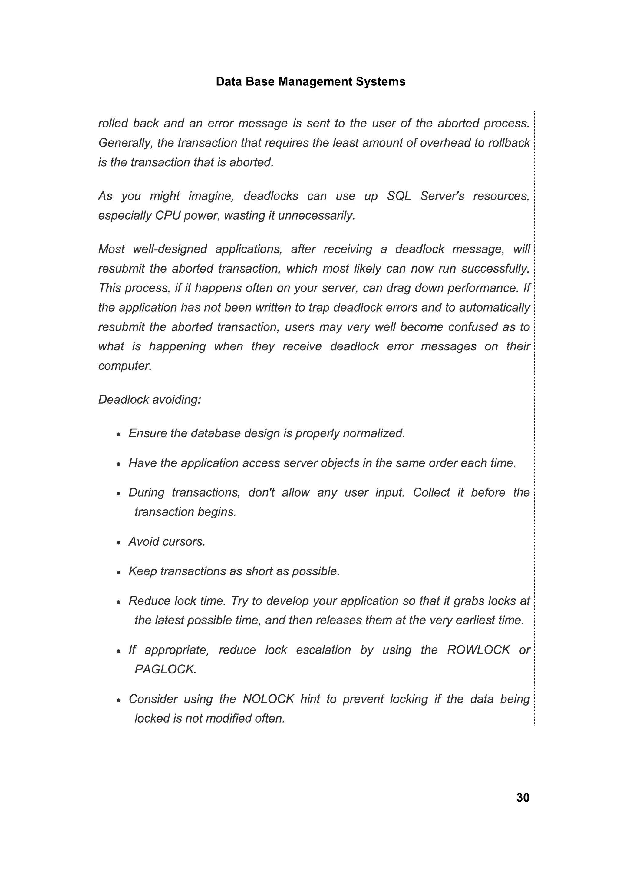 Database management systems | PDF