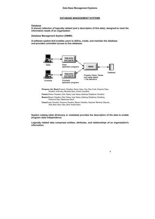Database management systems | PDF