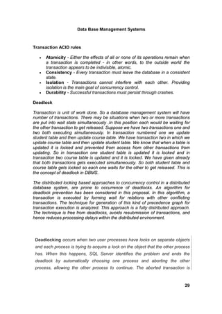 Database management systems | PDF