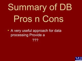 Database management systems cs403 power point slides lecture 02 | PPT