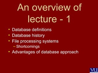 Database management systems cs403 power point slides lecture 02 | PPT