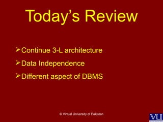 Database management systems cs403 power point slides lecture 04 | PPT