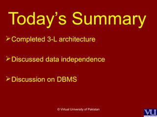 Database management systems cs403 power point slides lecture 04 | PPT
