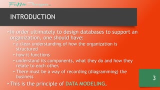 Database management systems 3 - Data Modelling | PPT