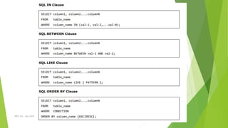 Database Management Systems and SQL SERVER Multiple tablees.pptx