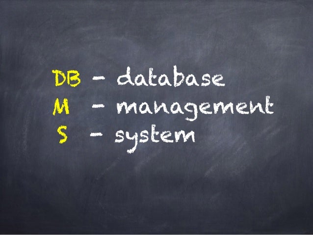 DBMS Course Overview