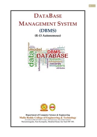 DATABASE MANAGEMENT SYSTEMS university course materials useful for students and learn the ...