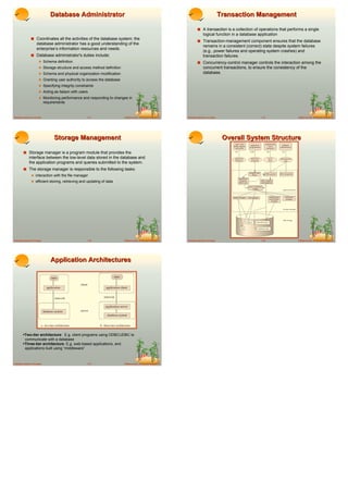 Data base management systems ppt | PDF