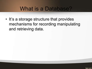 ORACLE: Database management system student | PPT