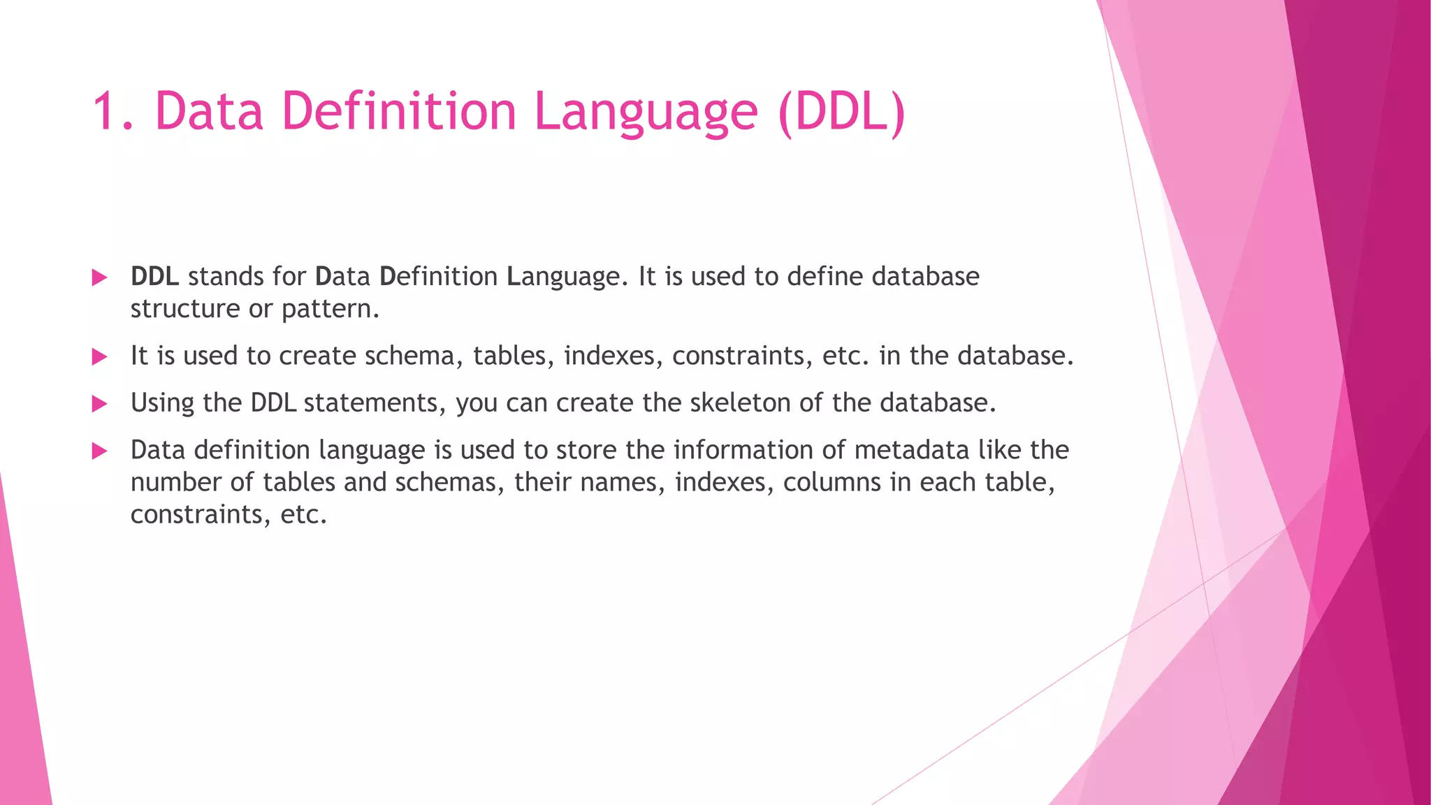 Database Management System(UNIT 1) | PPT