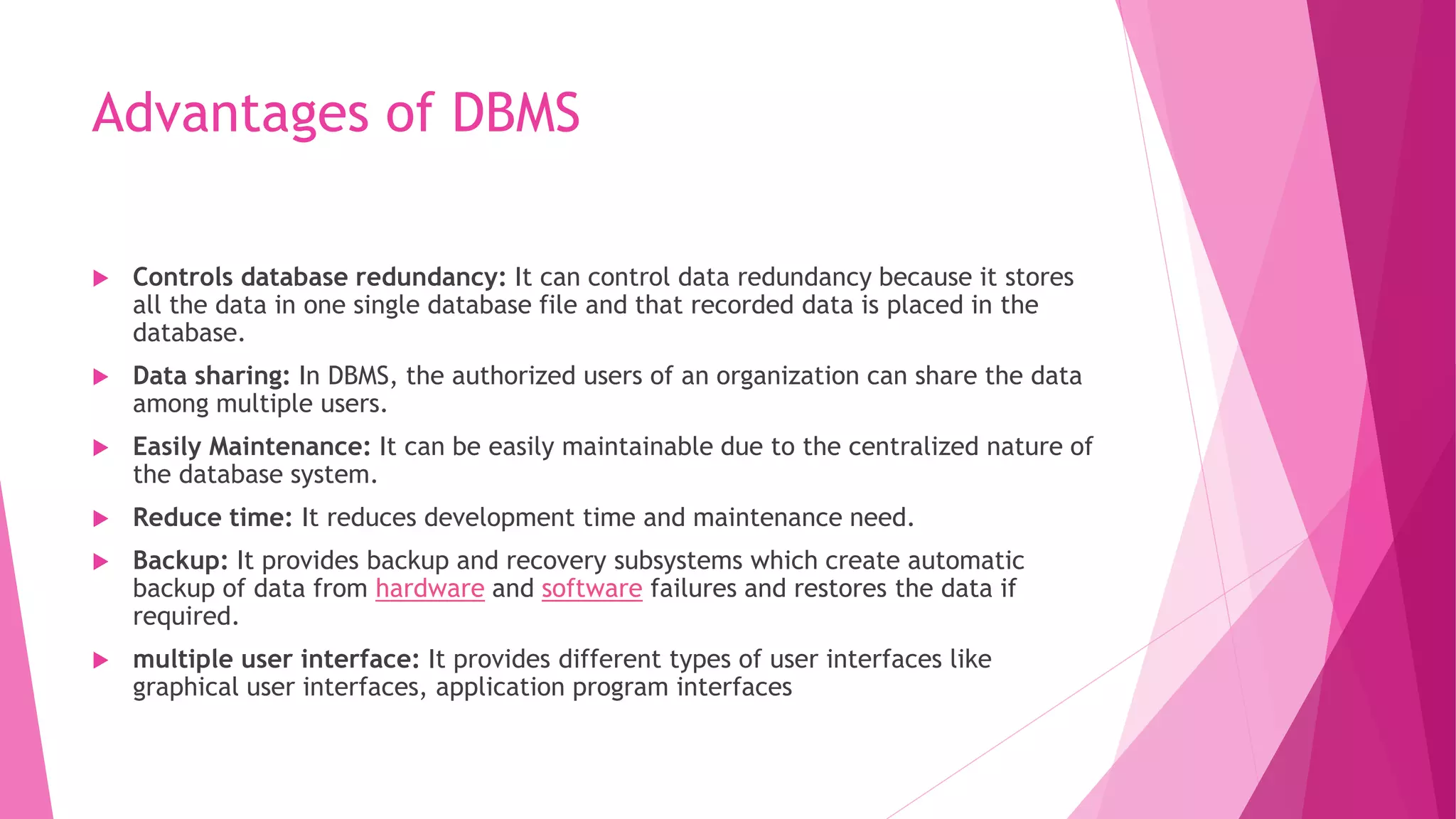 Database Management System(UNIT 1) | PPT