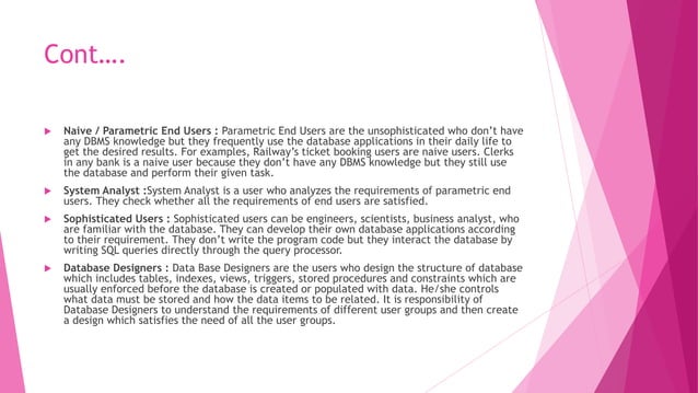Database Management System Unit 1 Ppt