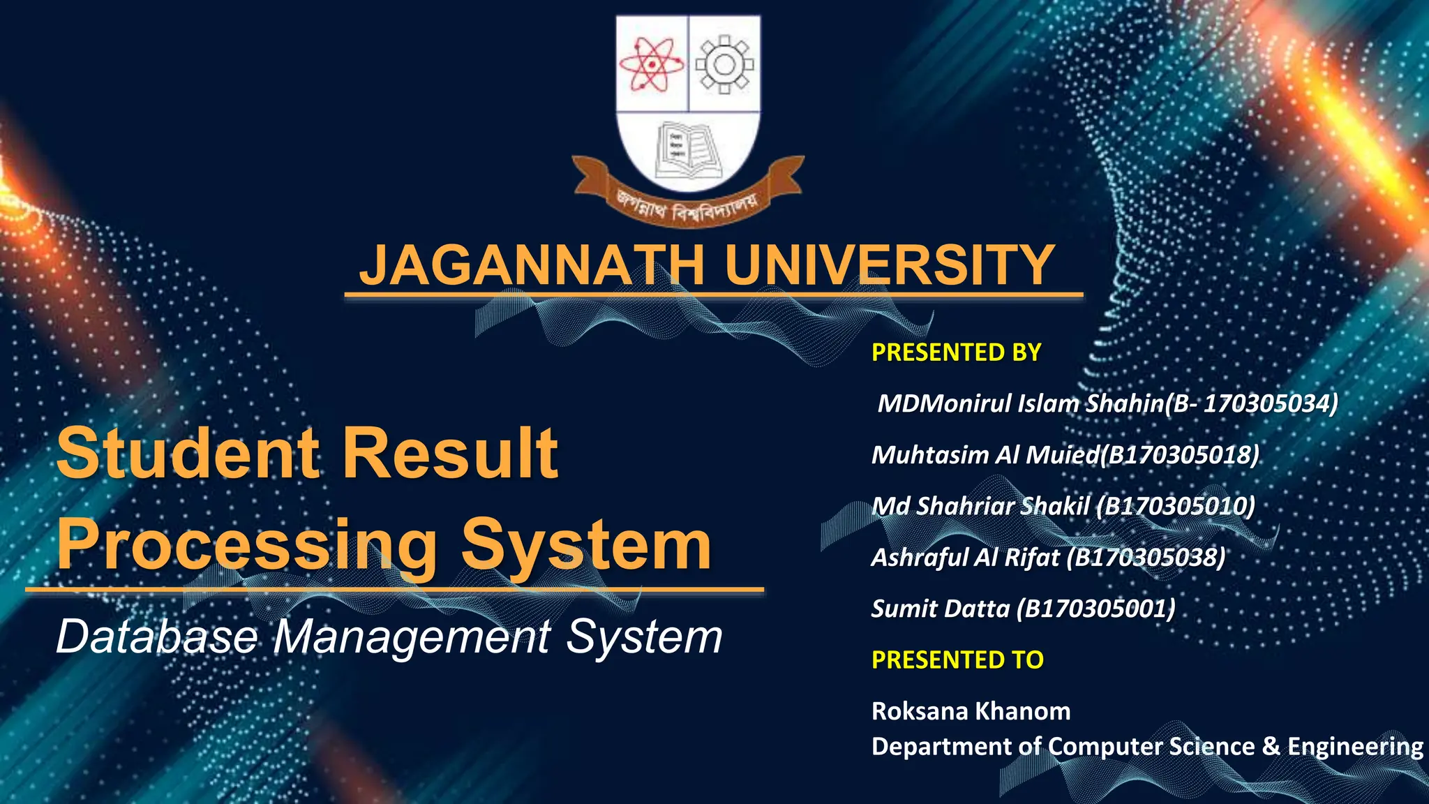Database Managment System Pptx