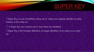 Database manamement system_keys_sheikh_monirul_hasan | PPTX