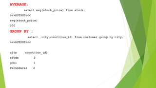 DATABASE MANEGEMENT SYSTEM PROJECT.pptx | Databases | Computer Software and Applications