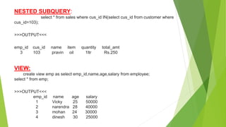 DATABASE MANEGEMENT SYSTEM PROJECT.pptx | Databases | Computer Software and Applications