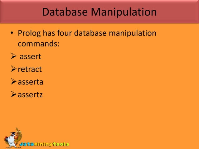 PROLOG: Database Manipulation In Prolog | PPTX