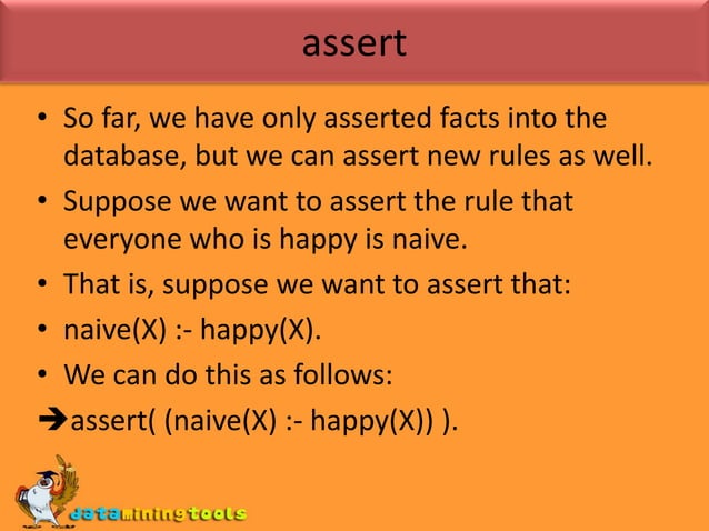 PROLOG: Database Manipulation In Prolog | PPTX