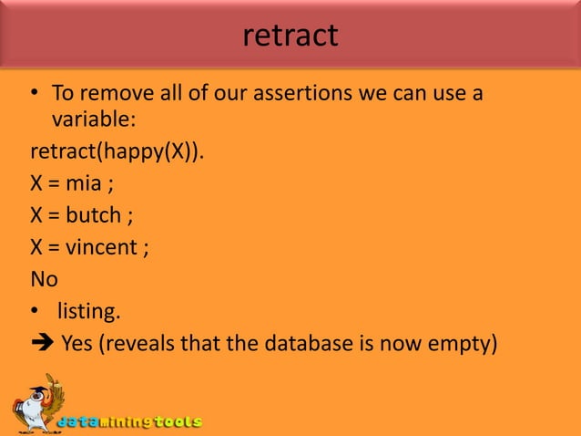 PROLOG: Database Manipulation In Prolog | PPTX