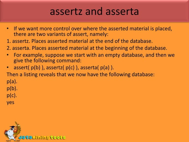 PROLOG: Database Manipulation In Prolog | PPTX