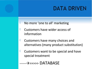 Database marketing | PPT