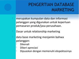 Database marketing | PPT