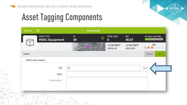 Database Management and Cost Recovery Using Cartegraph | PPT